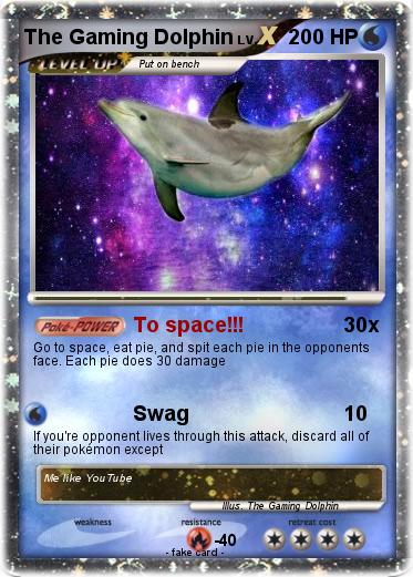 Pokémon The Gaming Dolphin - To space!!! - My Pokemon Card