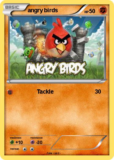 Pokémon angry birds 614 614 - Tackle - My Pokemon Card