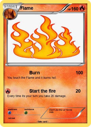 Pokémon Flame 2106 2106 - Burn - My Pokemon Card
