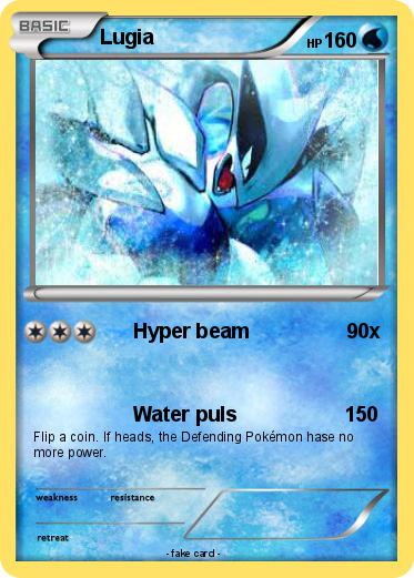 Pokémon Lugia 7685 7685 - Hyper beam 90x - My Pokemon Card