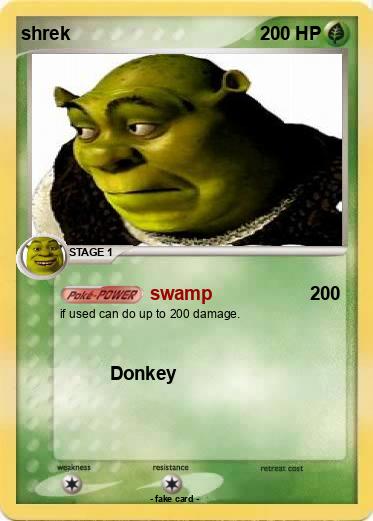 Pokémon shrek 2621 2621 - swamp - My Pokemon Card