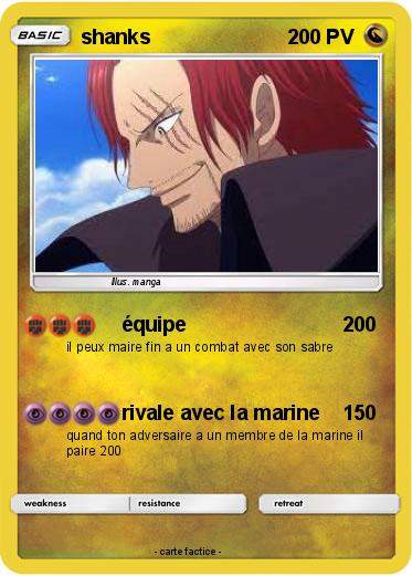 Pokémon shanks 114 114 - équipe - Ma carte Pokémon