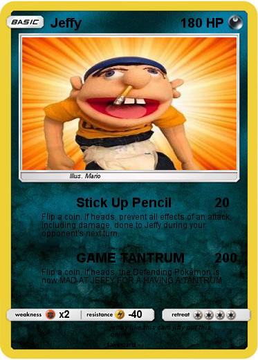 Pokémon Jeffy 787 787 - Stick Up Pencil - My Pokemon Card