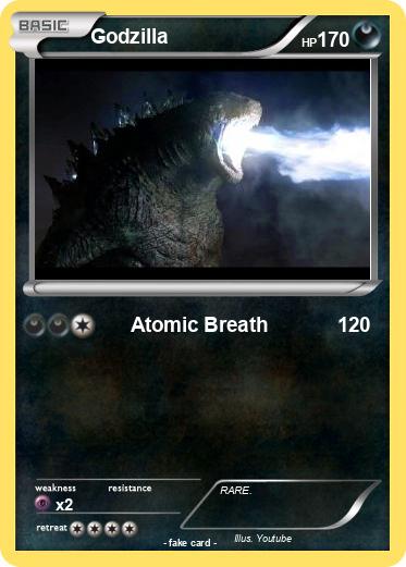 Pokémon Godzilla 4046 4046 - Atomic Breath - My Pokemon Card