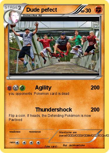 Pokémon Dude pefect - Agility - My Pokemon Card