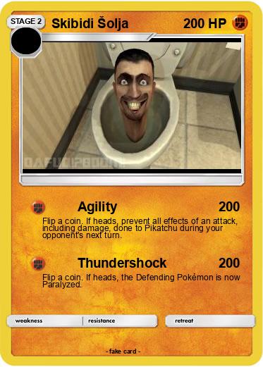 Pokémon Skibidi Solja - Agility - My Pokemon Card