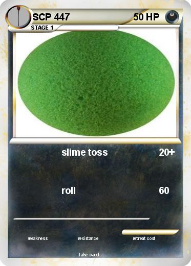 Pokémon SCP 447 447 - slime toss - My Pokemon Card