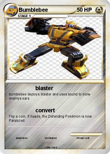 Pokémon Bumblebee 469 469 - blaster - My Pokemon Card