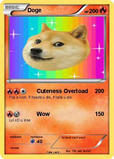 Pokémon Doge 459 459 - Cuteness Overload - My Pokemon Card