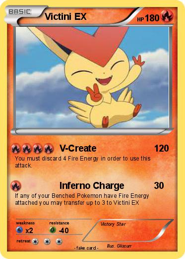 Pokémon Victini EX 148 148 - V-Create - My Pokemon Card