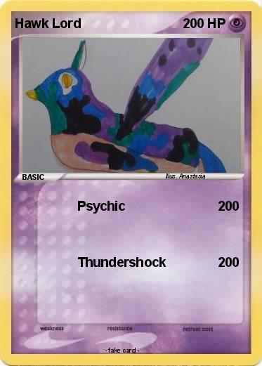 Pokémon Hawk Lord - Psychic - My Pokemon Card