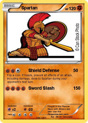 Pokémon Spartan 714 714 - Shield Defense - My Pokemon Card