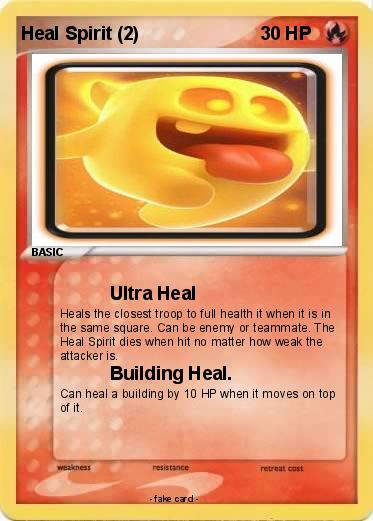 Pokémon Heal Spirit 2 2 - Ultra Heal - My Pokemon Card