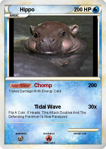 Pokémon Hippo 74 74 - Chomp - My Pokemon Card
