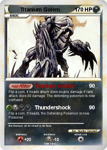 Pokémon Titanium Golem - Titanium smash - My Pokemon Card