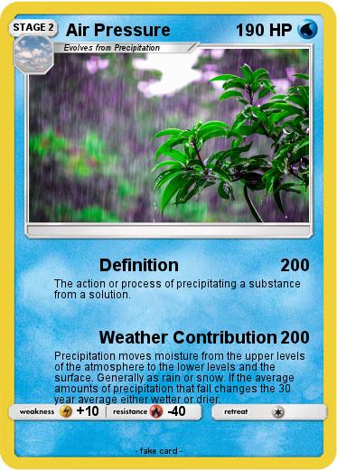 Pokémon Air Pressure - Definition - My Pokemon Card