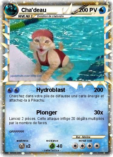 Pokémon Cha deau - Hydroblast - Ma carte Pokémon