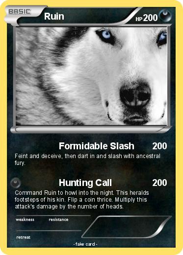 Pokémon Ruin 4 4 - Formidable Slash - My Pokemon Card