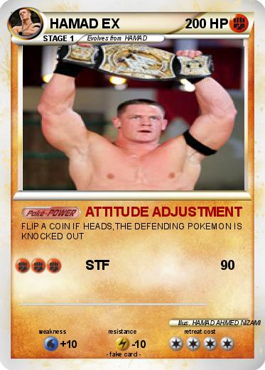 Pokémon HAMAD EX - ATTITUDE ADJUSTMENT - My Pokemon Card