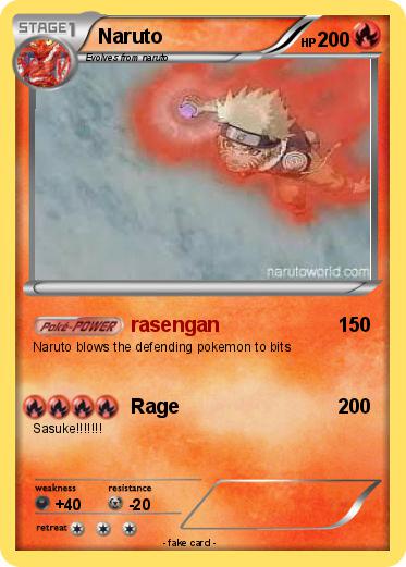 Pokémon Naruto 7832 7832 - rasengan - My Pokemon Card