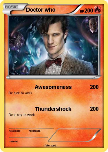 Pokémon Doctor who 163 163 - Awesomeness - My Pokemon Card