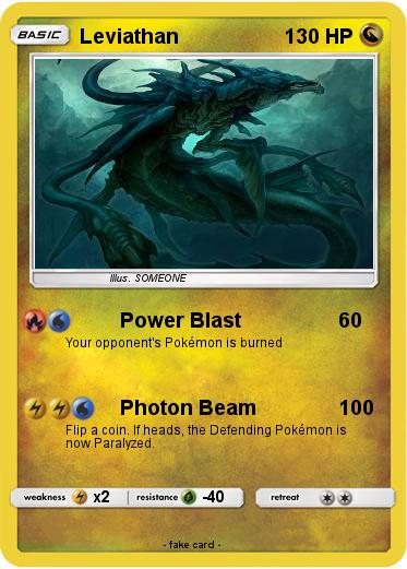 Pokémon Leviathan 220 220 - Power Blast - My Pokemon Card