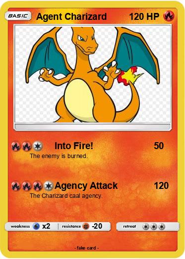Pokémon Agent Charizard - Into Fire! - My Pokemon Card