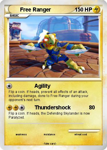 Pokémon Free Ranger 14 14 - Agility - My Pokemon Card
