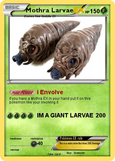 Pokémon Mothra Larvae 5 5 - i Envolve - My Pokemon Card