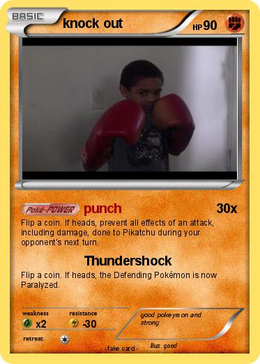 Pokémon knock out 10 10 - punch - My Pokemon Card