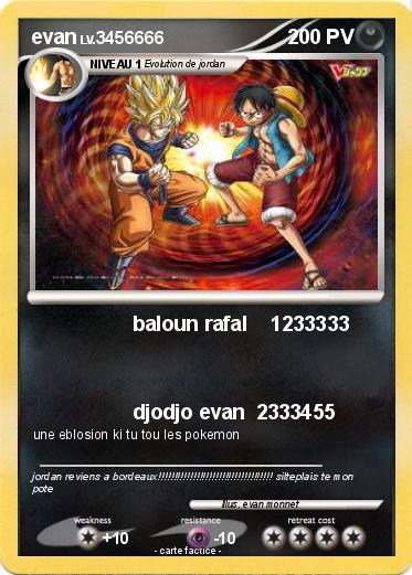 Pokémon evan 354 354 - baloun rafal 1233333 - Ma carte Pokémon