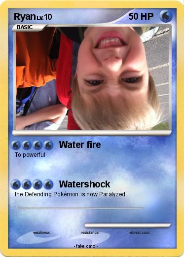 Pokémon Ryan 686 686 - Water fire - My Pokemon Card