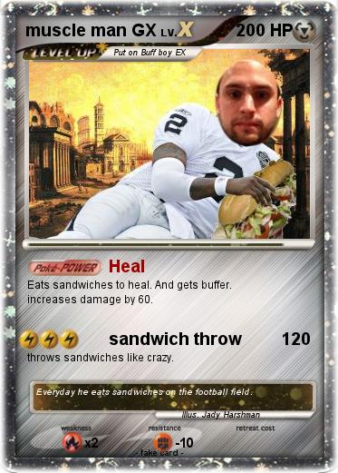 Pokémon muscle man GX - Heal - My Pokemon Card