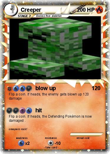 Pokémon Creeper 3966 3966 - blow up - My Pokemon Card
