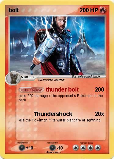 Pokémon bolt 314 314 - thunder bolt - My Pokemon Card