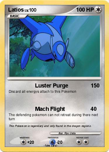 Pokémon Latios 1488 1488 - Luster Purge - My Pokemon Card