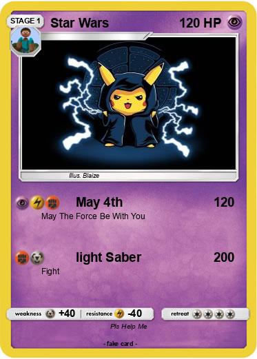 Pokémon Star Wars 340 340 - May 4th - My Pokemon Card