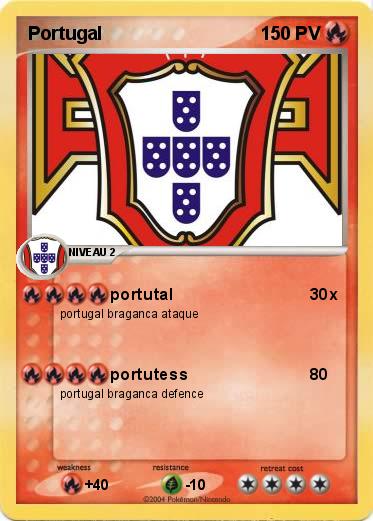 Pokémon Portugal 4 4 - portutal - Ma carte Pokémon