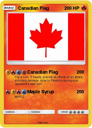 Pokémon Canadian Flag - Canadian Flag - My Pokemon Card