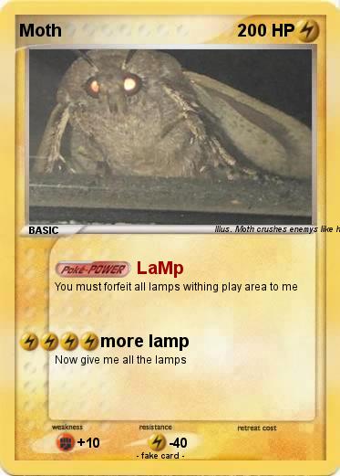 Pokémon Moth 30 30 - LaMp - My Pokemon Card