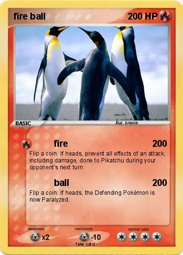 Pokémon fire ball 85 85 - fire - My Pokemon Card