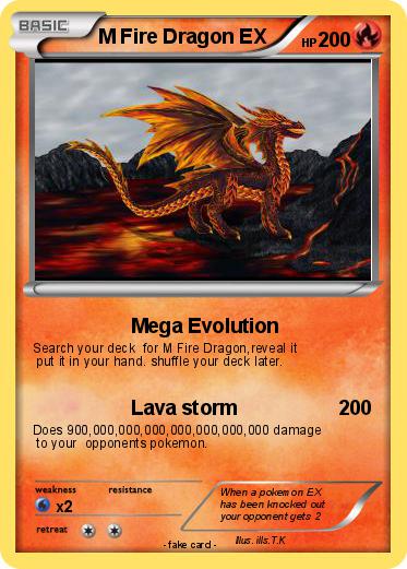 Pokémon Fire Dragon EX 12 12 - Mega Evolution - My Pokemon Card
