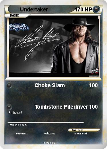 Pokémon Undertaker 943 943 - Choke Slam - My Pokemon Card