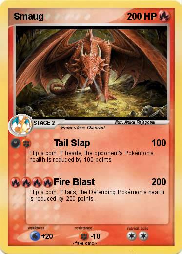 Pokémon Smaug 235 235 - Tail Slap - My Pokemon Card