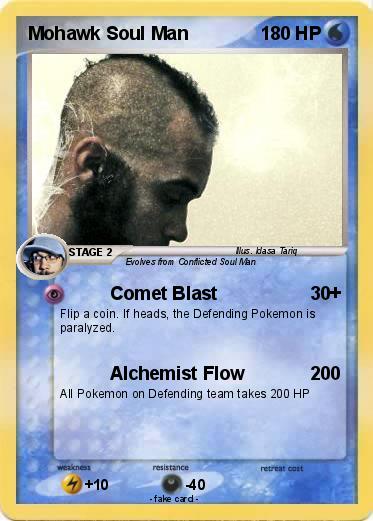 Pokémon Mohawk Soul Man - Comet Blast - My Pokemon Card