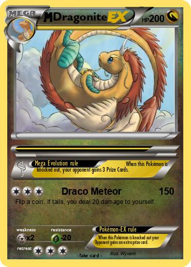 Pokémon Dragonite 1344 1344 - Draco Meteor - My Pokemon Card