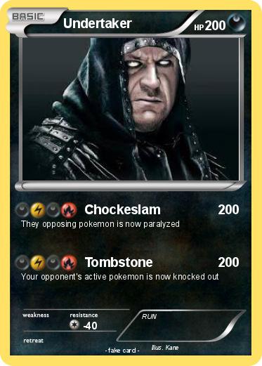 Pokémon Undertaker 987 987 - Chockeslam - My Pokemon Card