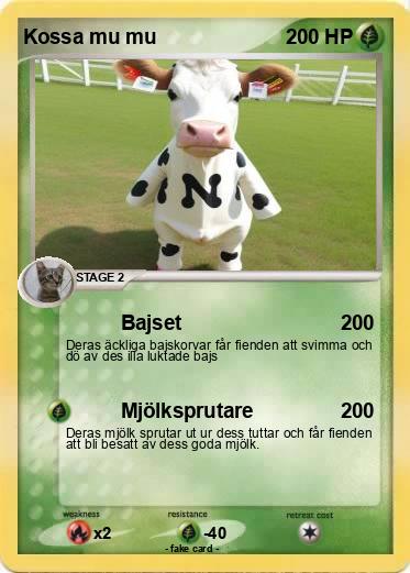 Pokémon Kossa mu mu - Bajset - My Pokemon Card