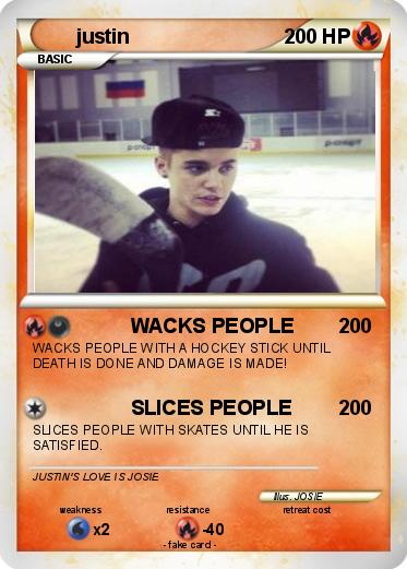 Pokémon justin 5497 5497 - WACKS PEOPLE - My Pokemon Card