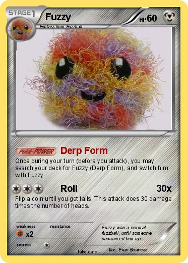 Pokémon Fuzzy 130 130 - Derp Form - My Pokemon Card